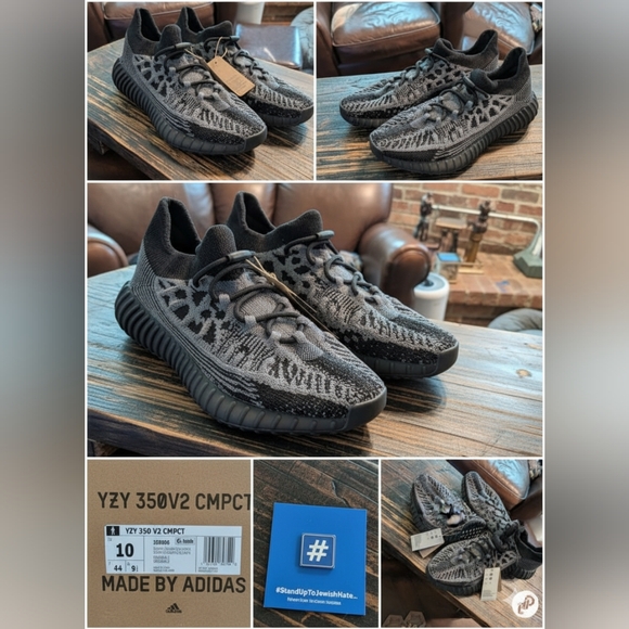 adidas | Shoes | Adidas Yzy 35 V2 Cmpct Gray And Black Sneakers | Poshmark